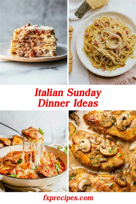 80 Favorable Italian Sunday Dinner Ideas Fxp Recipes