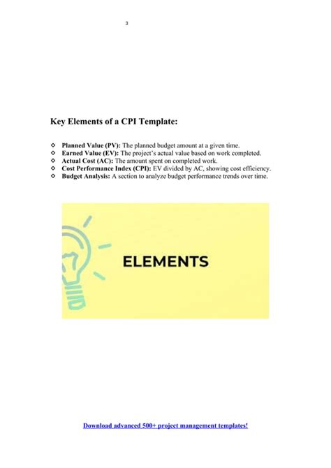 The Ultimate Guide To Cost Performance Index Template 2024 Docx