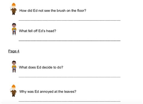 sweep by louise greig reading comprehension questions and answers