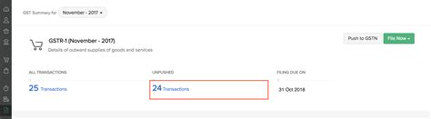 Filing Gstr 1 India Help Zoho Books