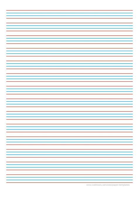 Webtools Four Lines English Alphabet Writing Paper Template Writing Paper Template English