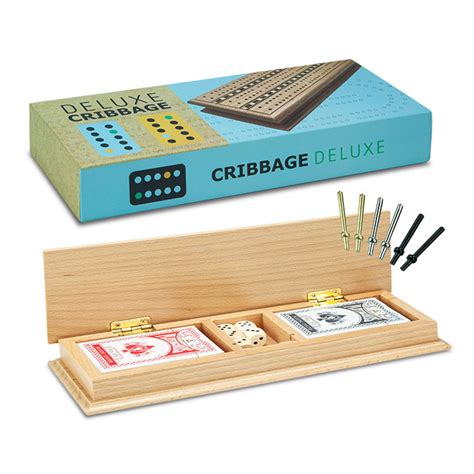 Cribbage Deluxe Set Board With 2 Decks Of Cards Mind Games Canada