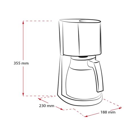Капельная кофеварка Melitta Enjoy Top Therm черная Coffeefine ru