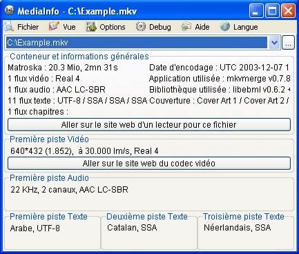 Télécharger MediaInfo DLL pour Windows Web Telecharger