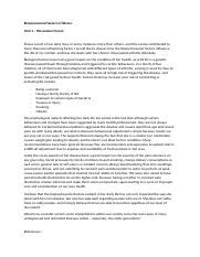 Psyc Discussion Assignment Unit Docx Biopsycosocial Factors Of