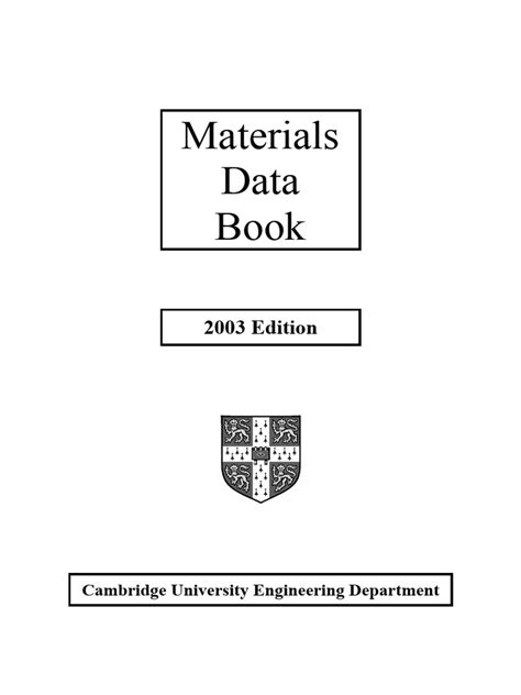 Materials Data Book Download Free Pdf Composite Material Strength