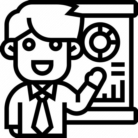 Performance Analyst Report Presentation Meeting Icon Download On Iconfinder
