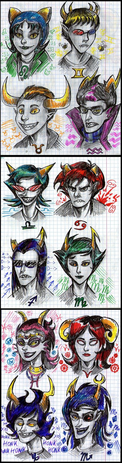 Mspa Booru Alternians Aradia Megido Bees Dead Aradia Equius Zahhak