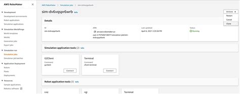 Improving Control Of Diagnostic Tools In Simulations With Aws Robomaker