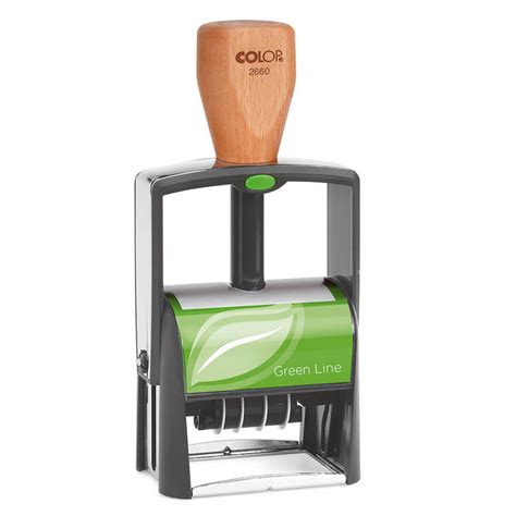 Profi Datumstempel Colop Green Line 2660 Datumfeld Mittig Angeordnet