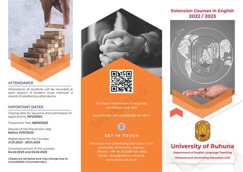 English Courses Diploma Certificate 2022 University Of Ruhuna