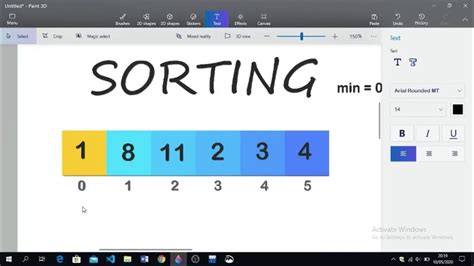 Sorting Selection Sort Youtube
