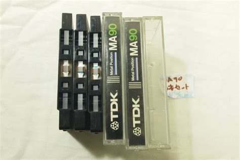 Yahooオークション Tdk メタルカセットテープ Ma 90分 3本セット 中