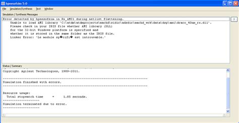 AMI Simulation Issue Within ADS Interface Forum Interface TI E E Support Forums