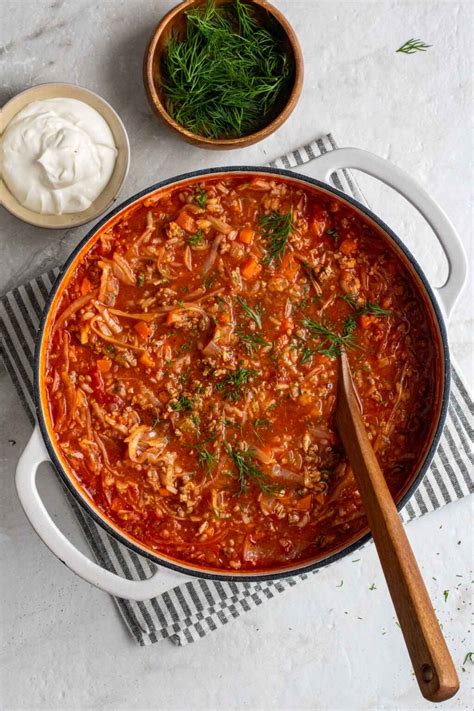 Cabbage Roll Soup Stephanie Kay Nutrition