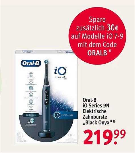 Oral B Io Series 9n Elektrische Zahnbürste „black Onyx“ Angebot Bei
