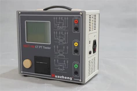 Variable Frequency Current And Potential Transformer Characteristics Ct Pt Vt Test Device Ct