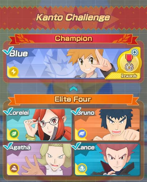 Pokémon Masters Ex Champion Stadium Kanto Challenge