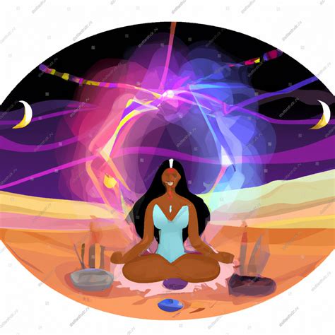 Vector Vignette Vector Style Image Seated Woman Ai Generated Image