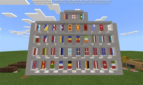 Tried Making Every European Flag In Minecraft Didnt Make Micronations