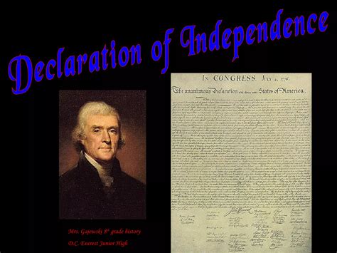 Declaration Of Independence 2014 Ppt
