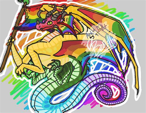 Gay Pride Rainwing By Besuffy On Deviantart