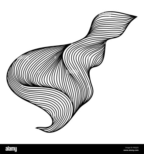 Wave Curl Stock Vector Images Alamy