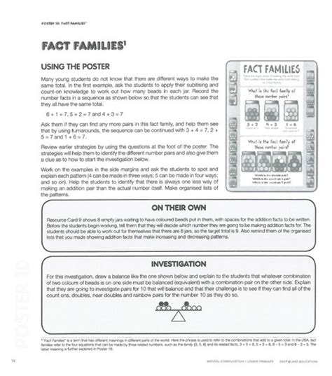 Mental Computation Using Natural Maths Strategies Lower Primary Blake Education