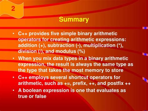 ppt using c arithmetic operators and control structures powerpoint