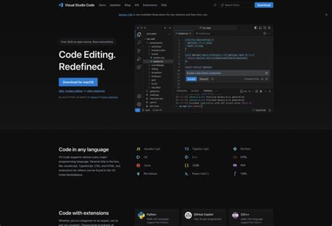 Visual Studio Code Free Open Source Code Editor Sugggest