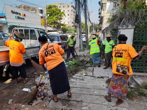 တာမွေမြို့နယ်ရှိ တောင်မြင်းပြိုင်ကွင်းလမ်းတစ်လျှောက် သန့်ရှင်းသာယာလှပစေရေးအတွက် အထူးအလေးထားဆောင