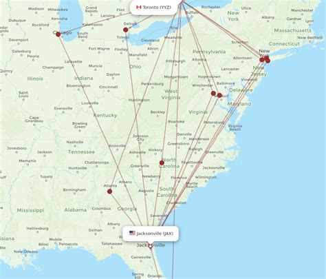 Flights From Jacksonville To Toronto Jax To Yyz Airlines And Best
