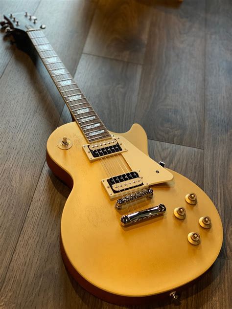 Epiphone Les Paul Classic Worn Worn Metallic Gold
