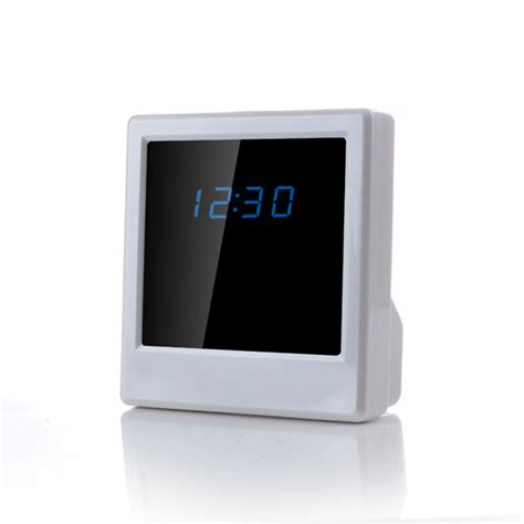 P P Wifi Pinhole Hidden Alarm Clock Camera Mini Clock H Spy Camera