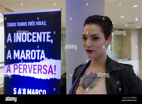 Silvia Rubi Durante La Conferenza Stampa Di Eros Porto A Porto