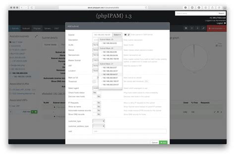 Php Ip地址管理系统phpipam 免费开源的ip地址管理工具，重量级 Csdn博客