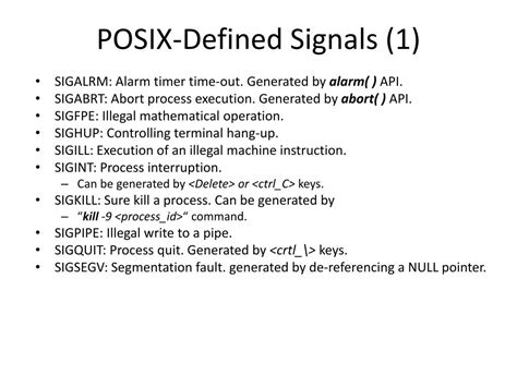 ppt shells system calls and signals powerpoint presentation free