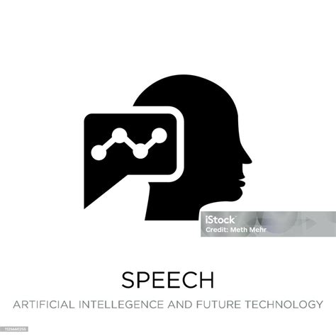 흰색 바탕에 음성 아이콘 벡터 음성 유행 가득 인공 Intellegence 및 미래 기술 컬렉션 아이콘 0명에 대한 스톡 벡터 아트 및 기타 이미지 Istock