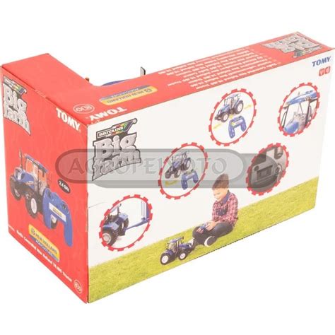 Brinquedo Trator Telecomandado New Holland T6 AGROPEIXOTO