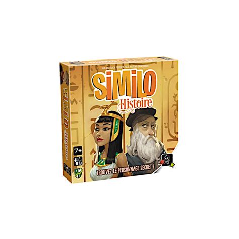 Acheter Similo Histoire Jeu De Société Gigamic Ludifolie