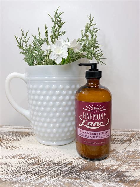 Blackberry Bliss Goats Milk Lotion Harmony Lane Farms