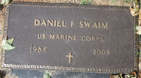 Lcpl Daniel Freeman Swaim 1986 2005 Find A Grave Memorial