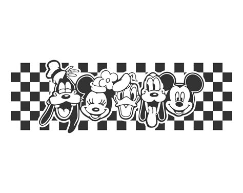 Vintage Mickey And Friends Svg Retro Mickey Mouse Png Mick Inspire