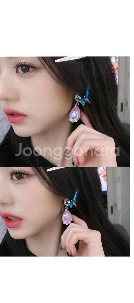 장원영 아이돌 연예인 귀걸이 전체 스와로브스키 새상품 반지귀걸이 중고나라