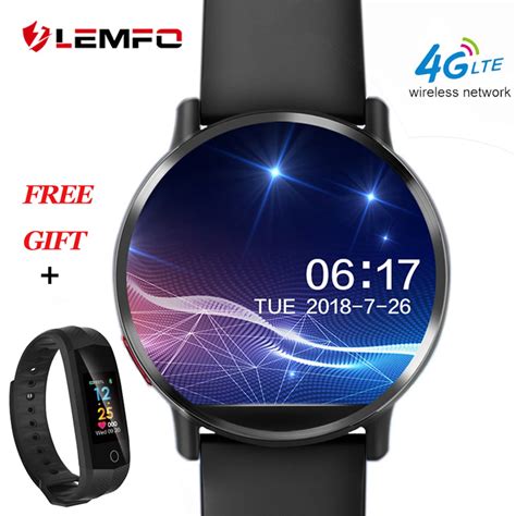 LEMFO LEM X Smart Watch Android 7 1 LTE 4G Sim WIFI 2 03 Inch 8MP