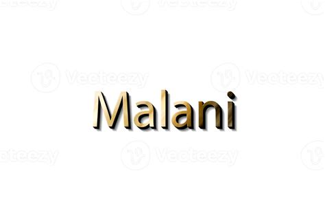 Malani Name 3d 15732995 Png