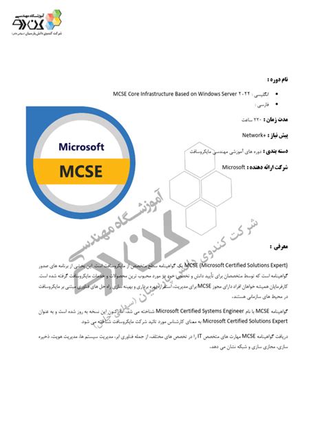 Mcse Core Infrastructure Based On Windows Server 2022 Pdf