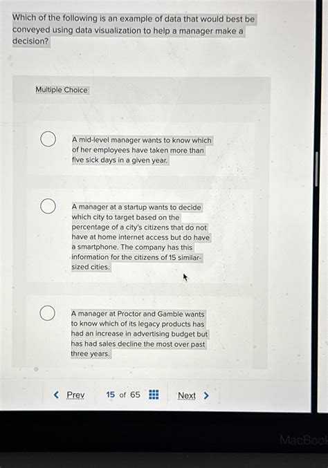 Solved Which Of The Following Is An Example Of Data That Chegg