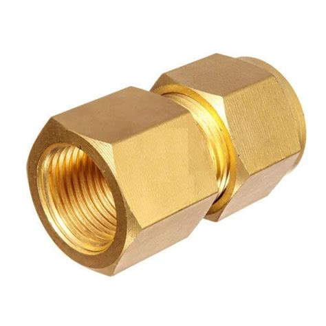 Golden Brass Compression Female Connector At Best Price In Kolkata
