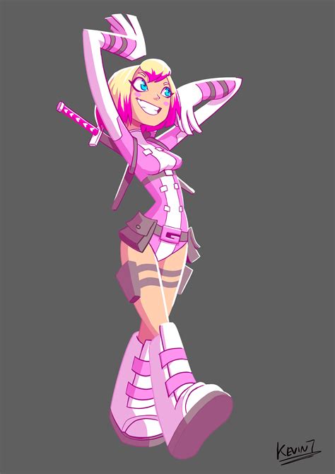 Gwenpool No Straight Roads Style Commission By Kevintrentin On Newgrounds